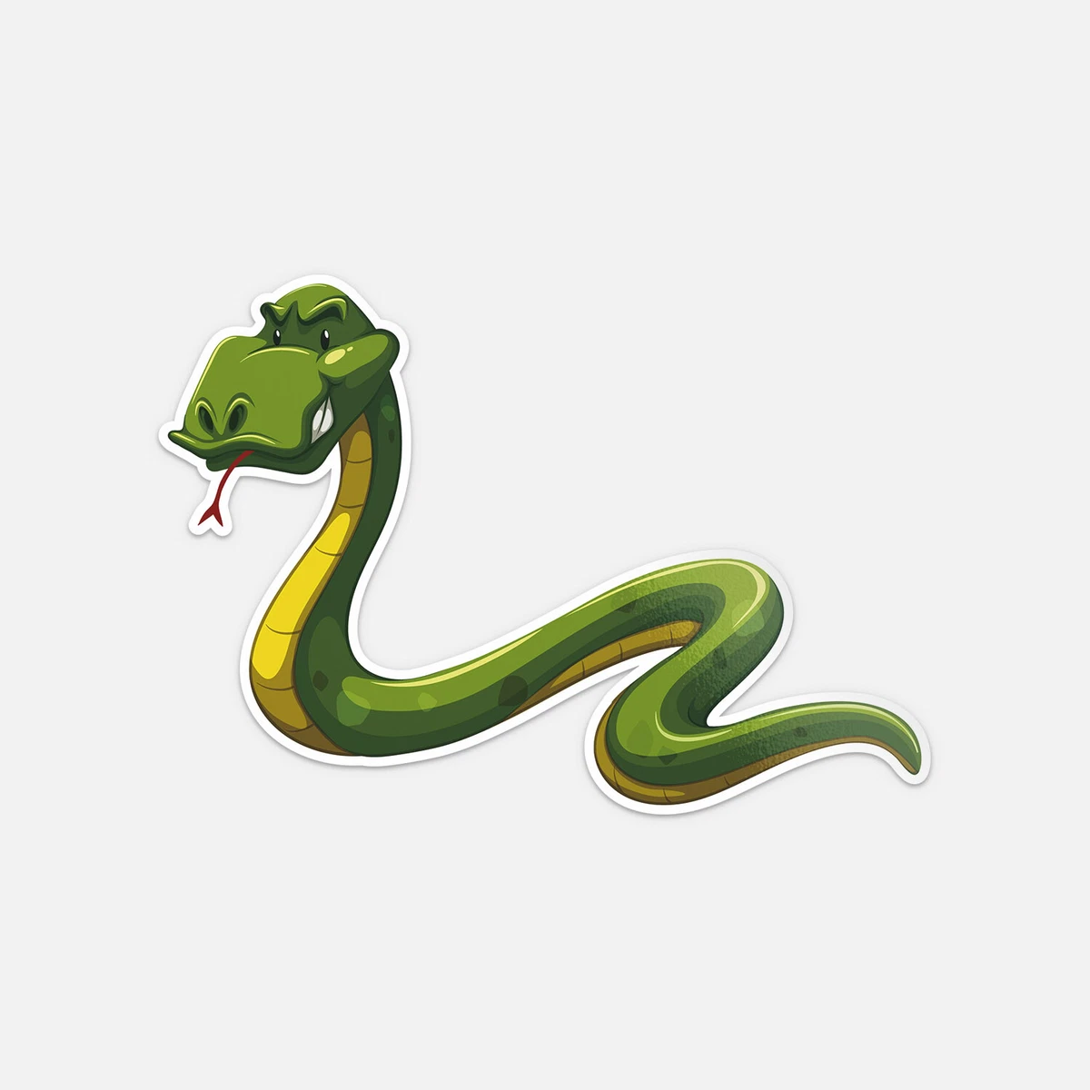 Kira Funny Snake Animal Cartoon Car Bumper Vinyl Sticker Decal ...