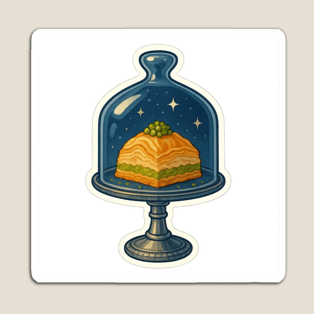 Kira - Galactic Baklava Slice Under Glass Whimsical Sticker - 5281 Hot Trending Vinyl Stickers ...