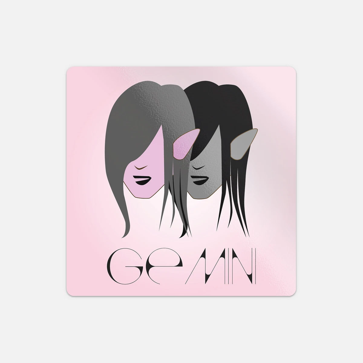 Kira Gemini Zodiac Sign Gothic Elf Vinyl Sticker Decal Waterproof ...