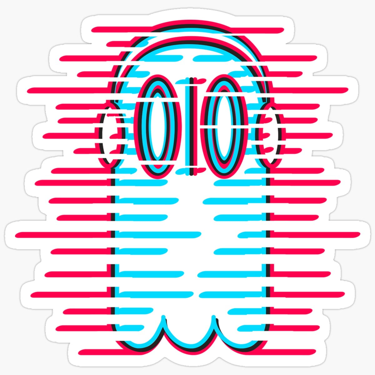 Kira Glitch Napstablook Sticker Waterproof Sticker for Water Bottles ...