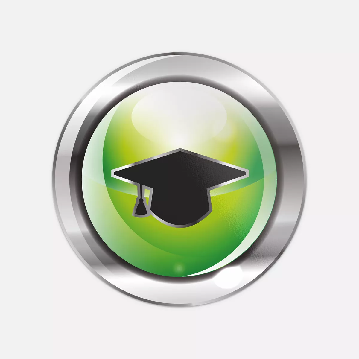 Kira Glossy Graduation Cap Education Symbol Vinyl Sticker Decal ...