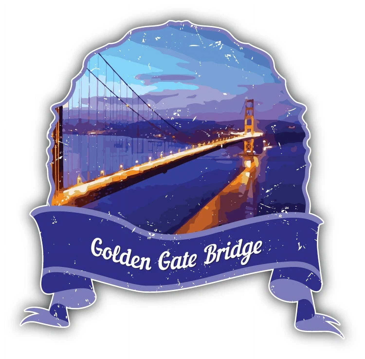 Kira Golden Gate Bridge San Francisco California Landmark Car Bumper ...