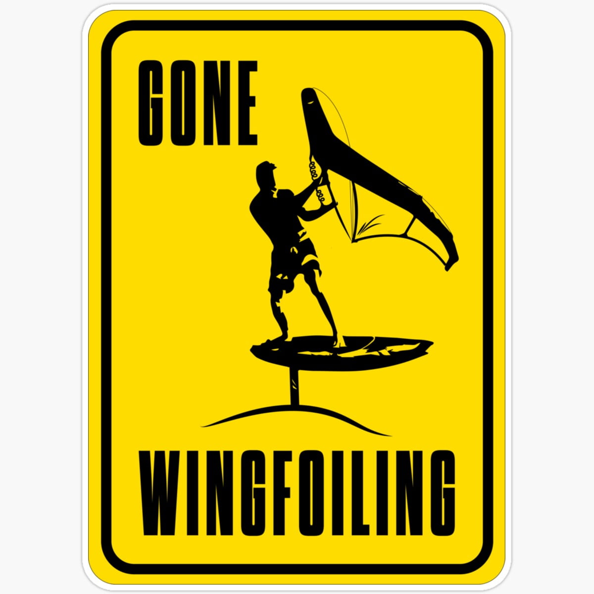 Kira Gone Wing Foiling Sticker Decorative Laptop, Phone Stickers ...