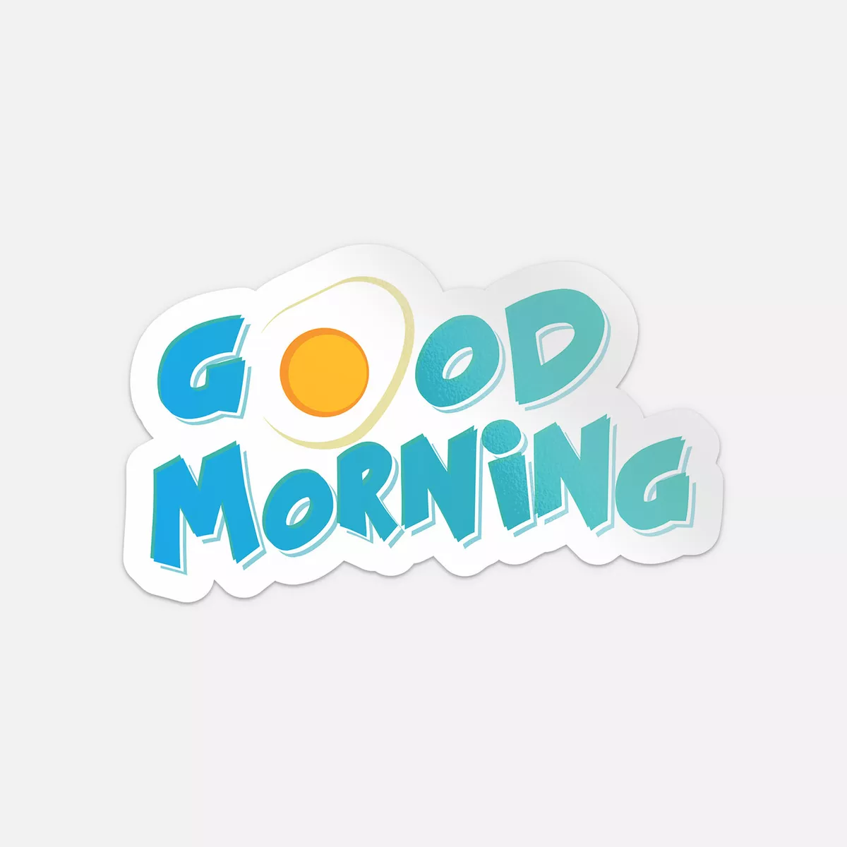 Kira Good Morning Egg Car Bumper Vinyl Sticker Decal Waterproof Sticker ...