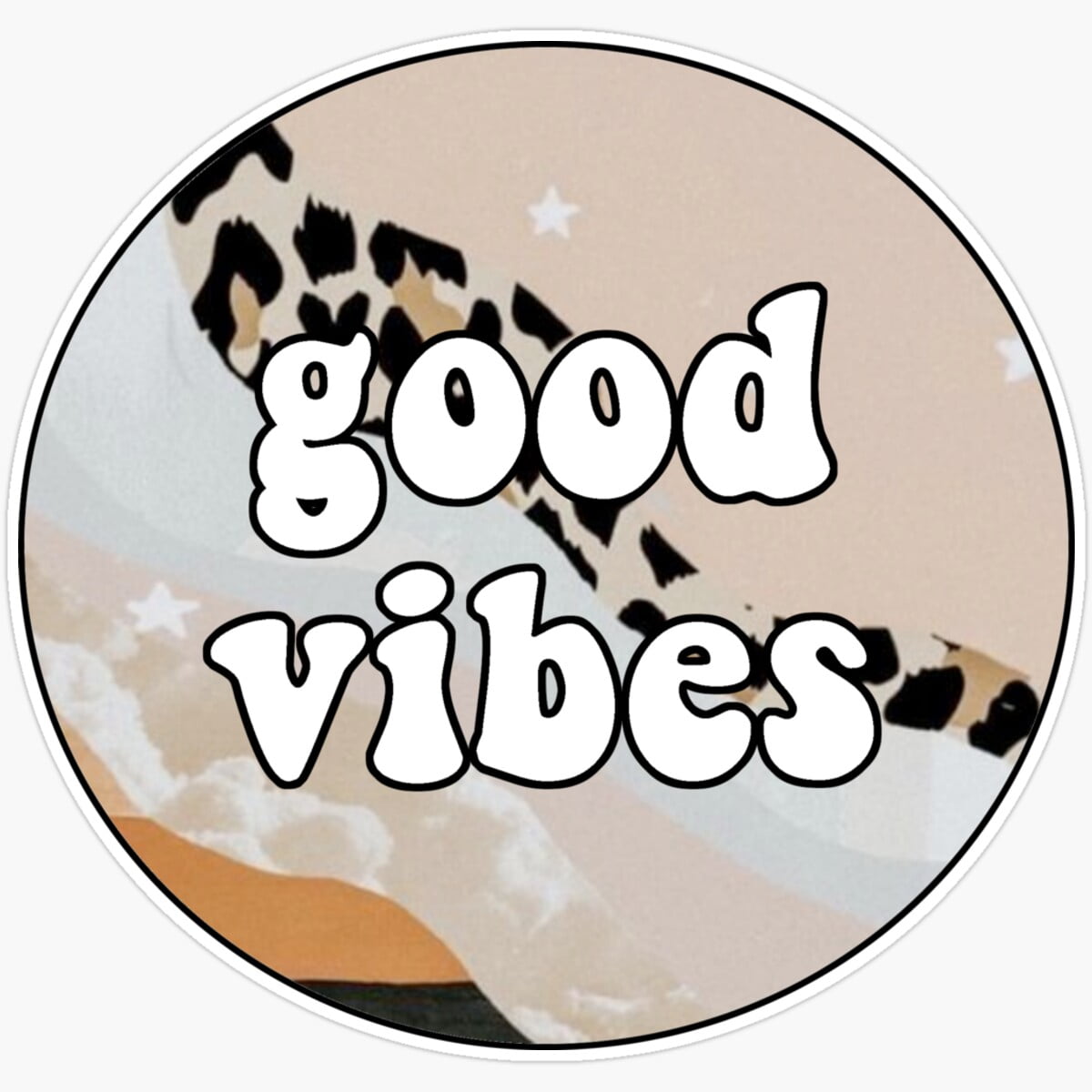 Kira Good Vibes VSCO Sticker Decorative Laptop, Phone Stickers ...