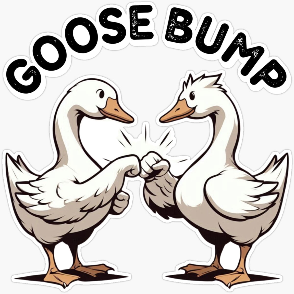 Kira Goose Bump Fist Bump Sticker Decorative Laptop, Phone Stickers ...
