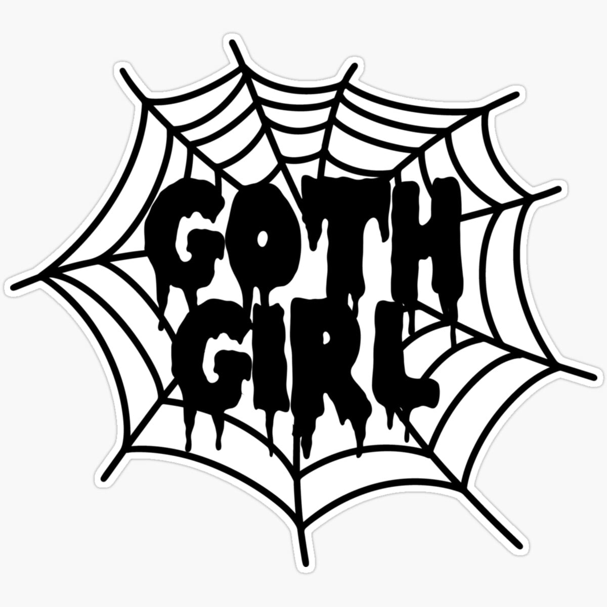 Kira Goth Girl spider web dark girly spooky creepy halloween feminine ...