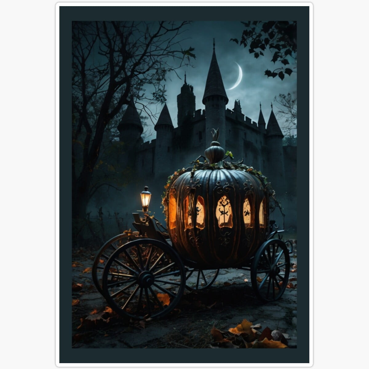 Kira Gothic Pumpkin Carriage – Dark Fairytale Cinderella Aesthetic ...