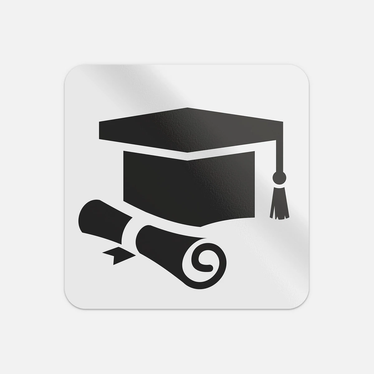 Kira Graduation Cap Education Label Vinyl Sticker Decal Waterproof ...