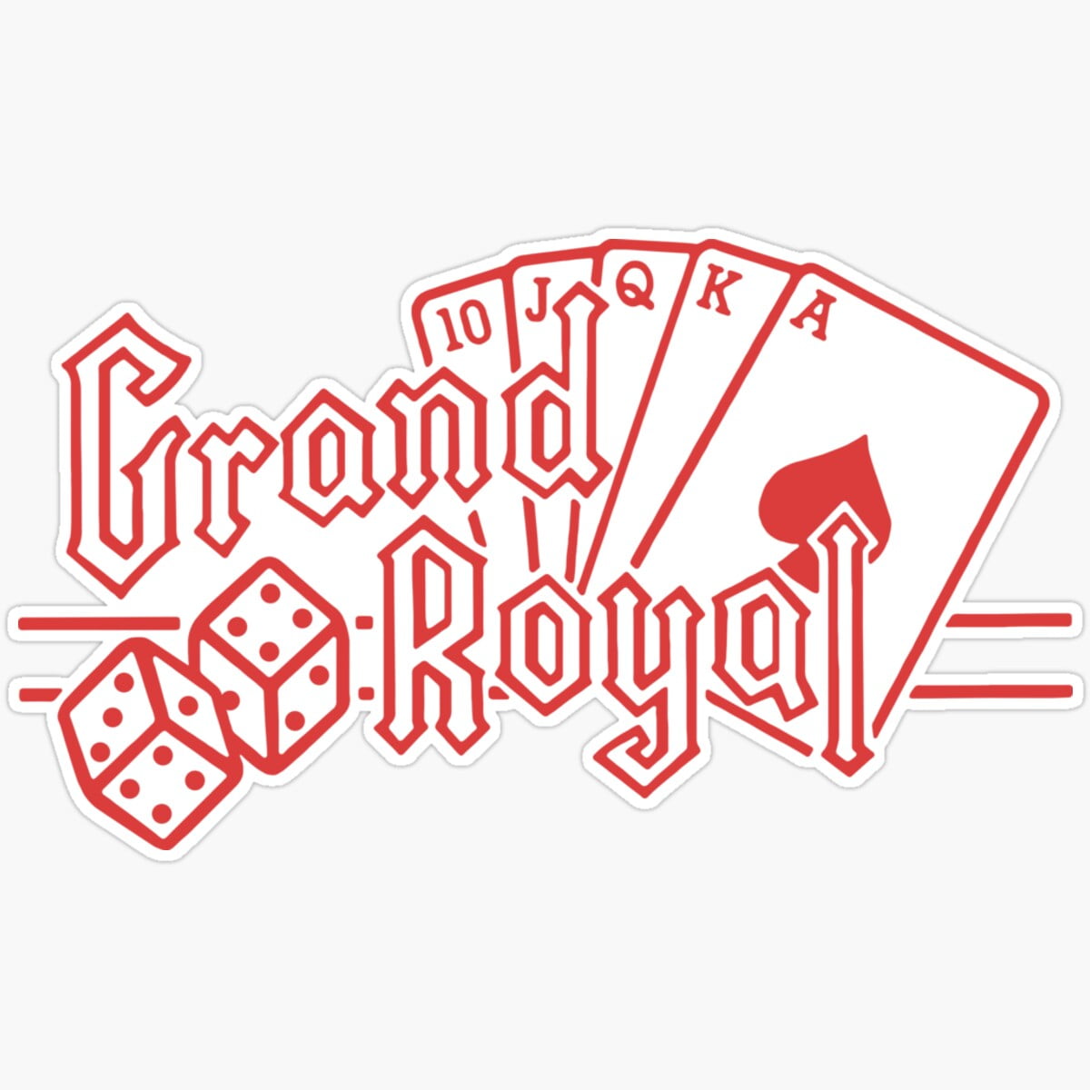 Kira Grand Royal (red) Sticker Decorative Laptop, Phone Stickers ...