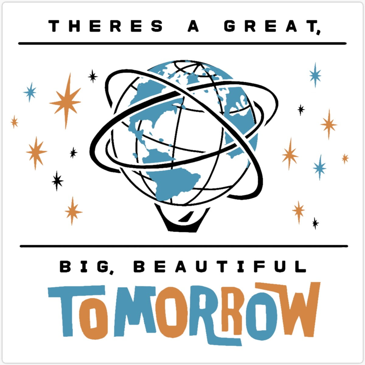 Kira Great, Big, Beautiful Tomorrow Sticker Decorative Laptop, Phone ...