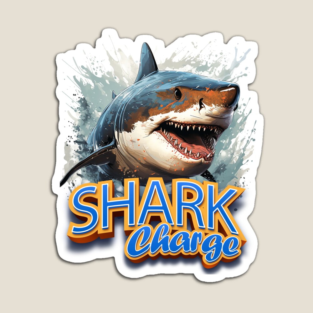 Kira - Great White Shark Charge - Shark Lovers Sticker - 3119 Hot ...