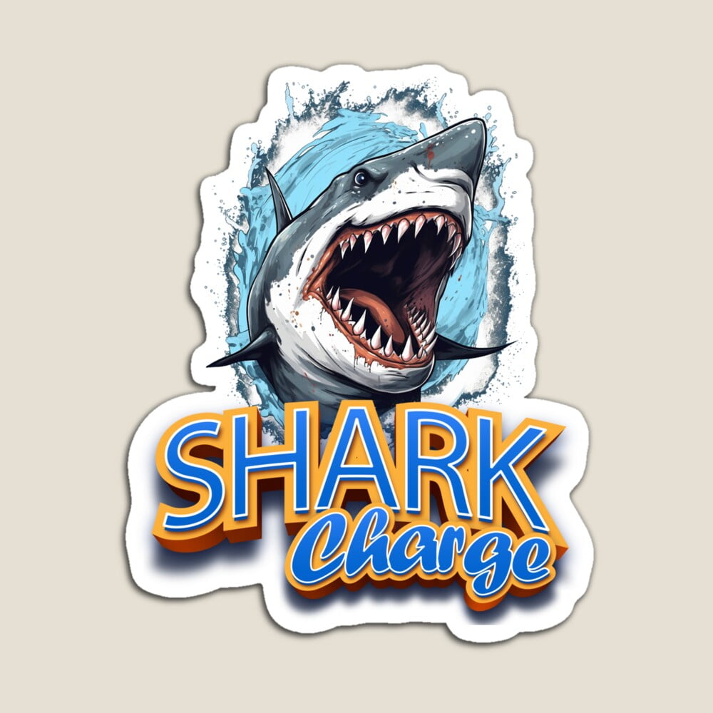 Kira - Great White Shark Charge - Shark Lovers Sticker - 3121 Hot ...