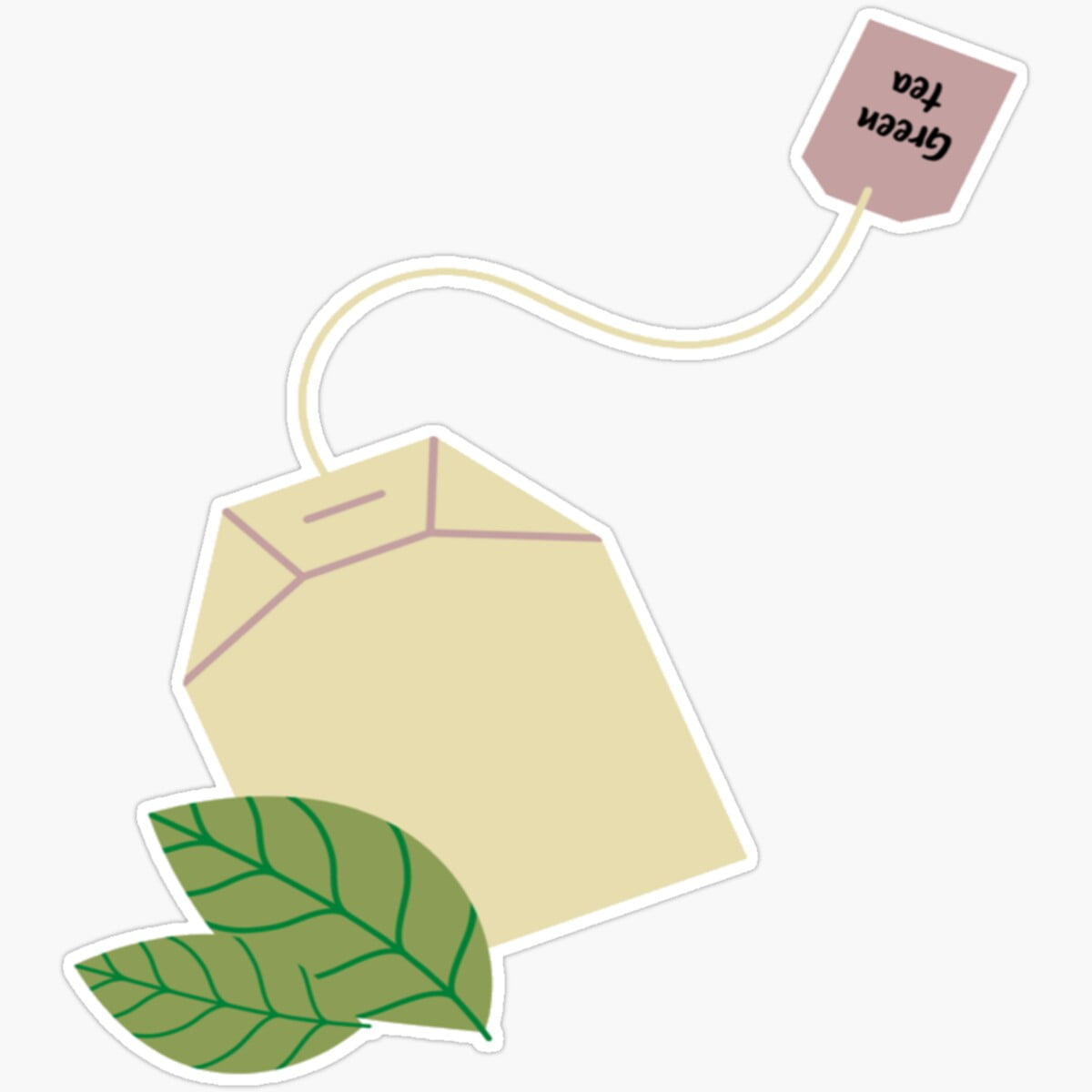 Kira Green tea, teabag Sticker Decorative Laptop, Phone Stickers ...