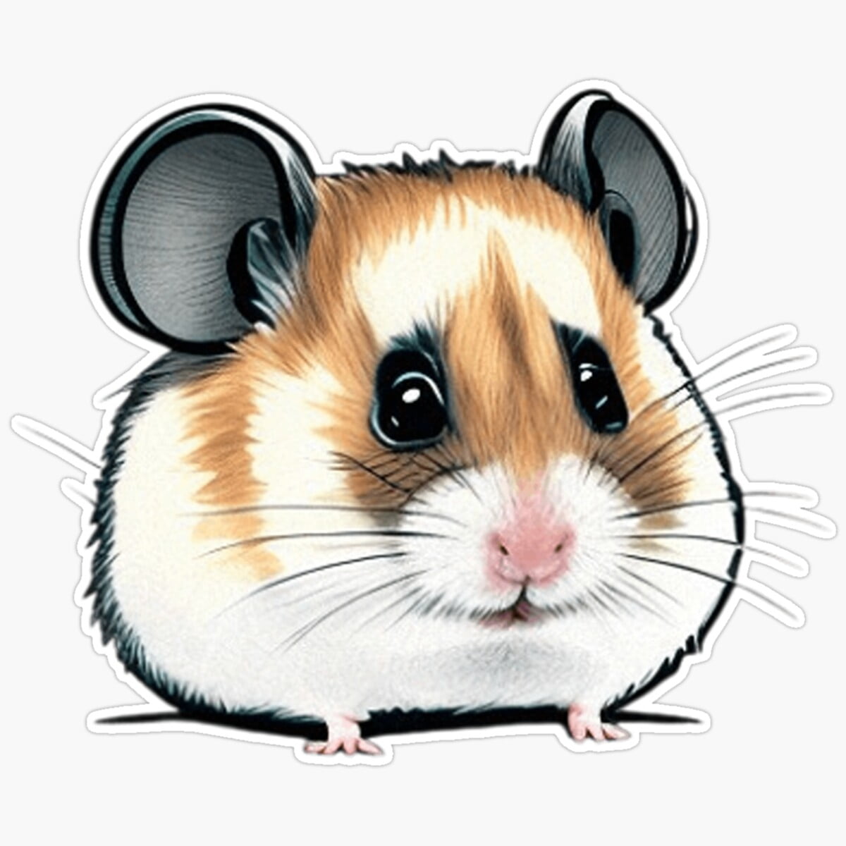 Kira Grieving Hamster Harmony Sticker Decorative Laptop, Phone Stickers ...