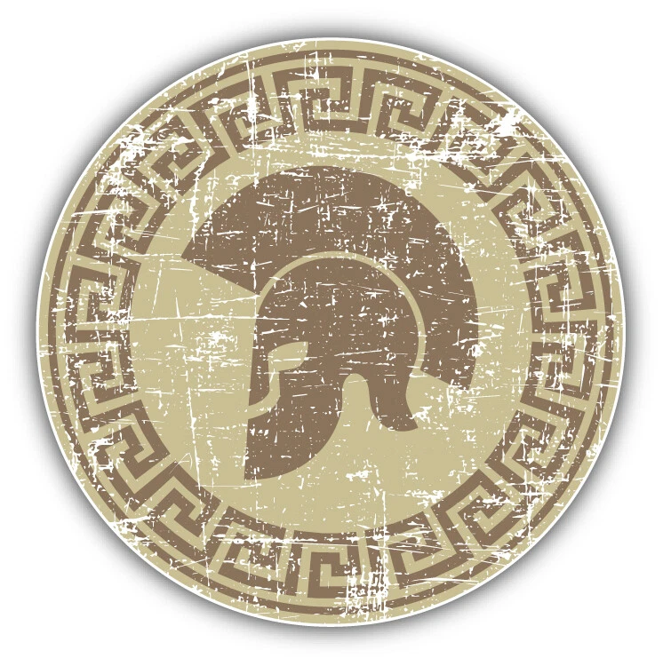 Kira Grunge Worn Warrior Label Car Bumper Sticker Decal Waterproof ...