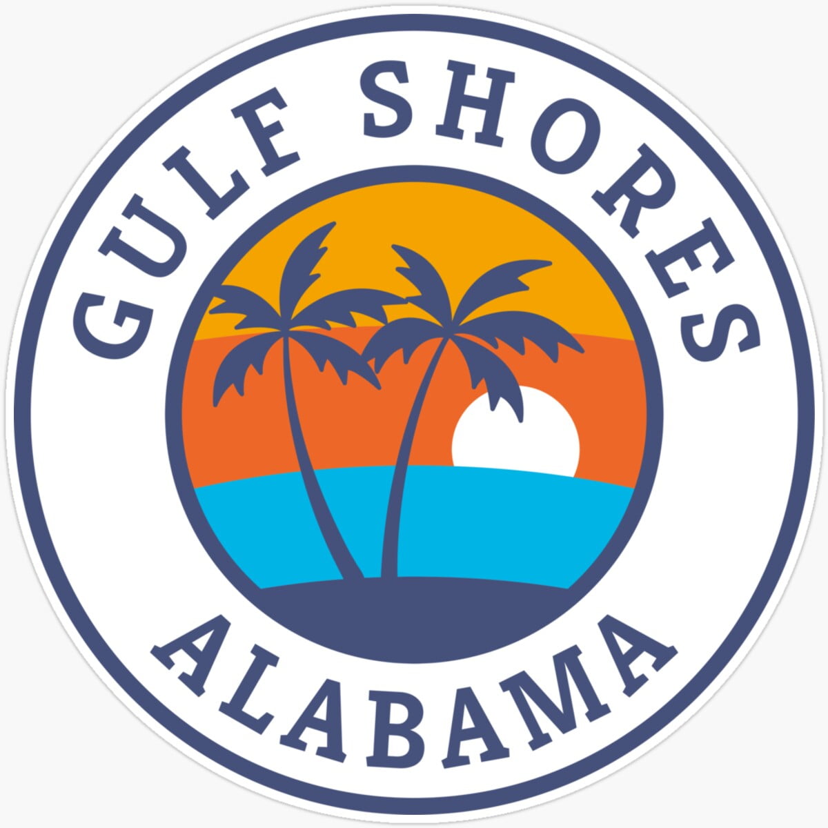 Kira Gulf Shores Sticker Decorative Laptop, Phone Stickers, Waterproof ...
