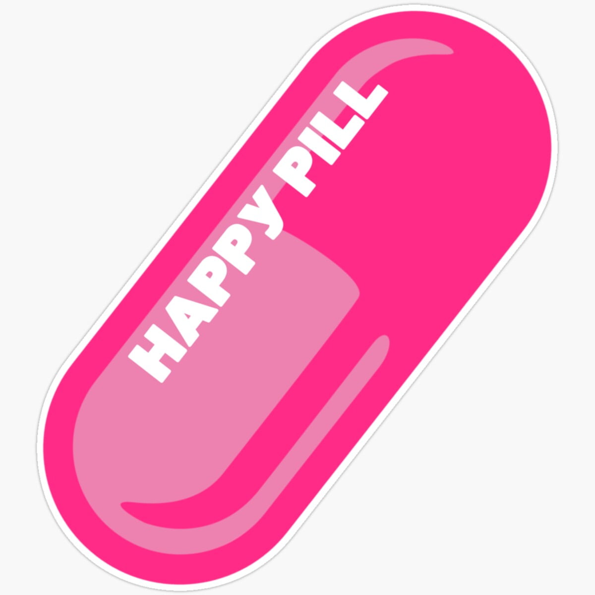 Kira HAPPY PILL Sticker Decorative Laptop, Phone Stickers, Waterproof ...