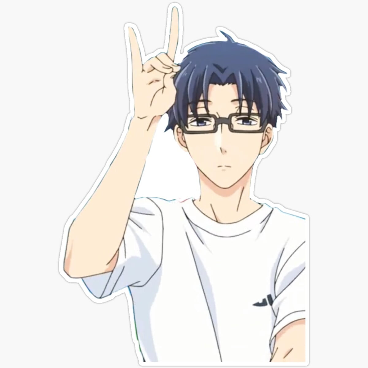 Kira HIROTAKA FROM WOTAKOI Sticker Decorative Laptop, Phone Stickers ...