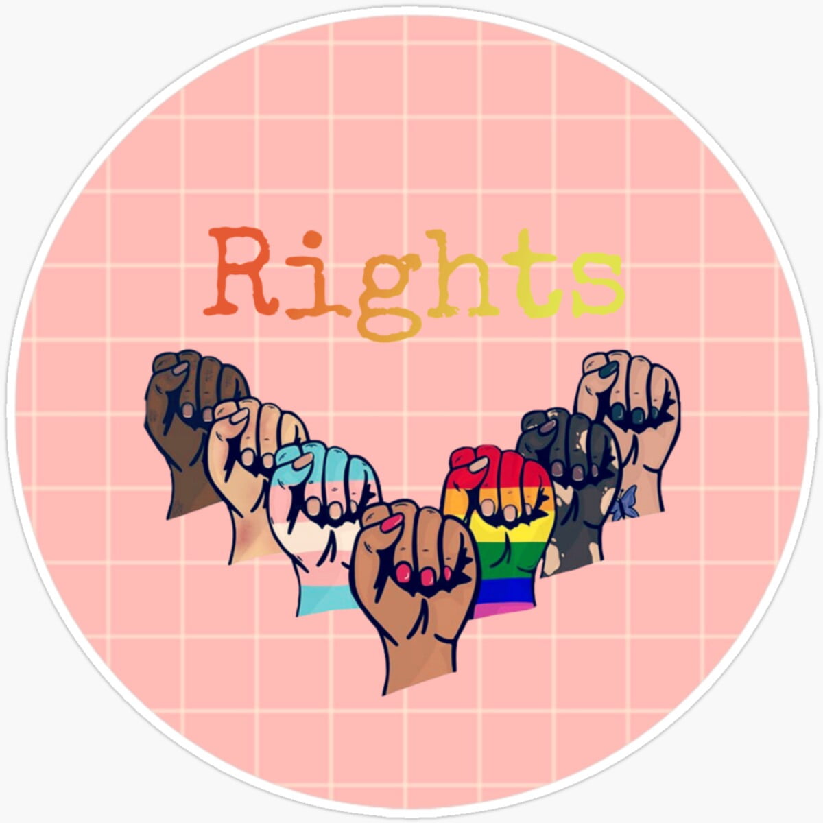 Kira HUMAN RIGHTS Sticker Decorative Laptop, Phone Stickers, Waterproof ...