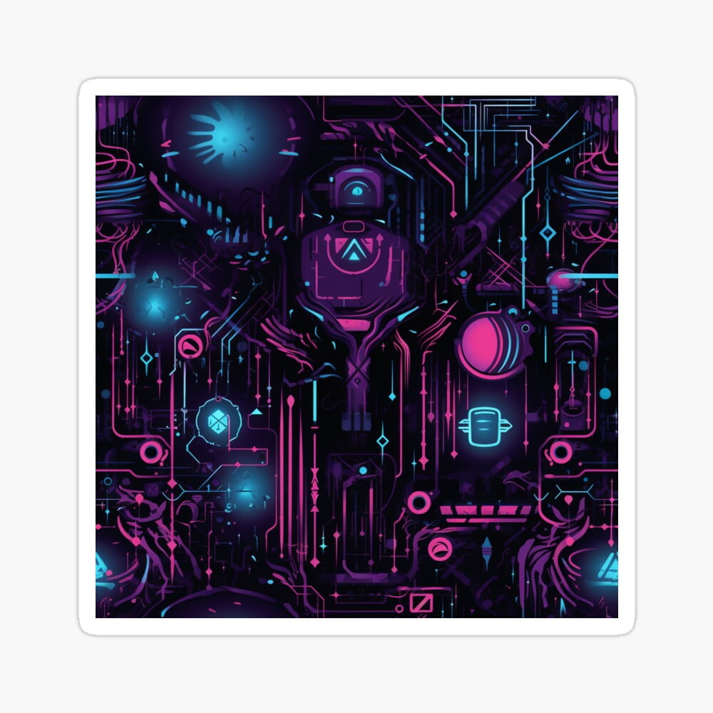 Kira Halloween / Cyberpunk Pattern Sticker - Kir 75 Decorative Laptop ...