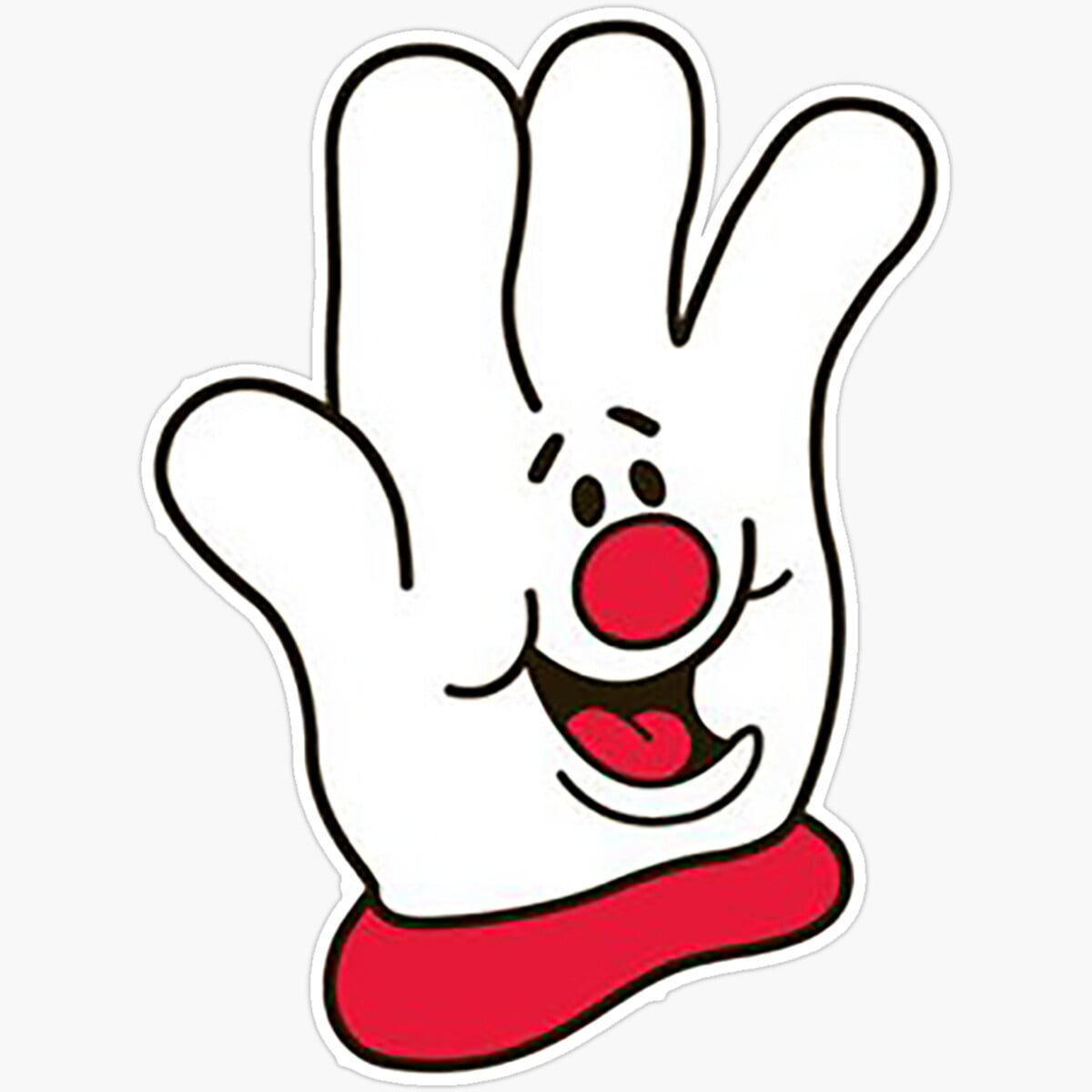 Kira Hamburger Helper Hand - retro brands - stickers Sticker Decorative ...