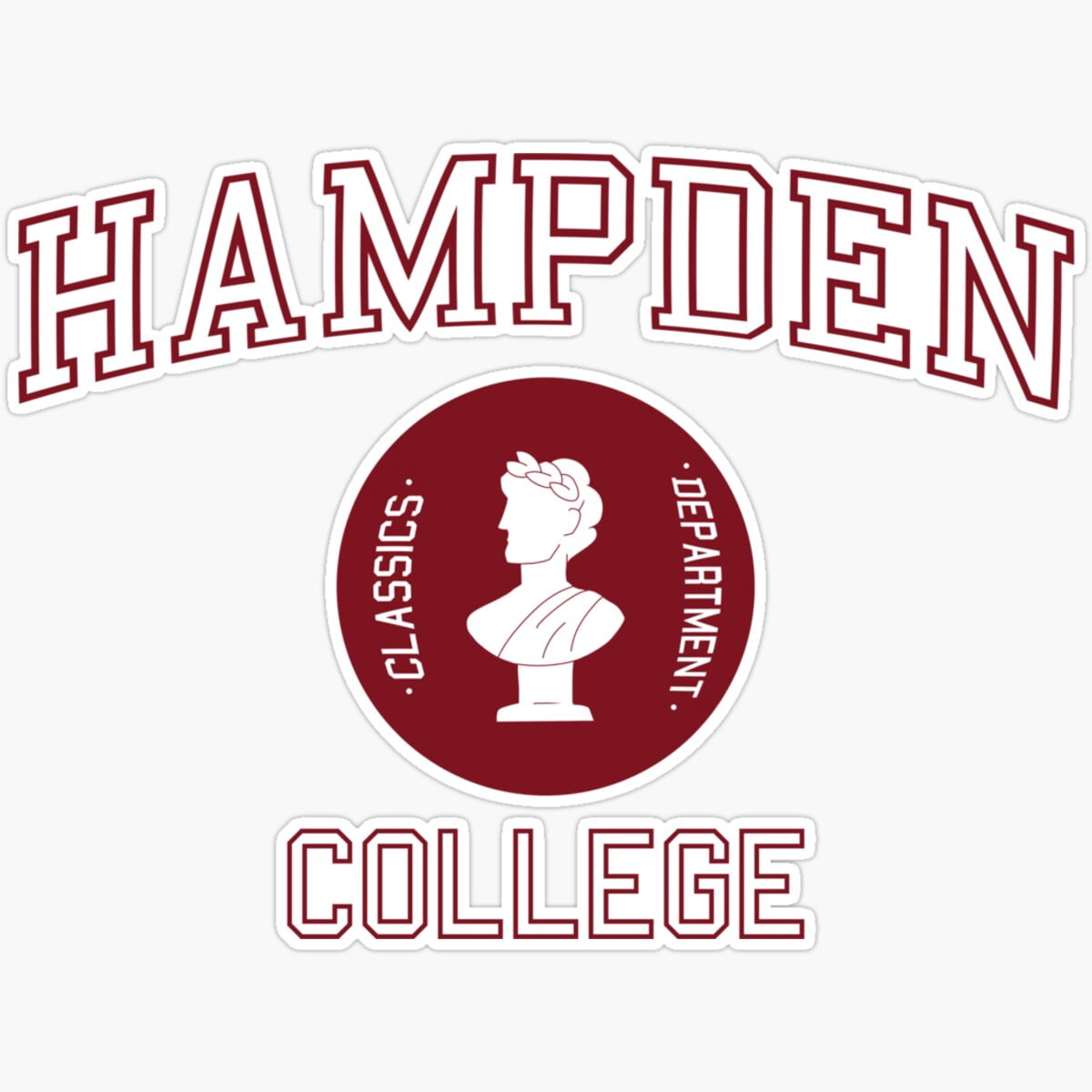 Kira Hampden College Vermont The Secret History Sticker Decorative ...