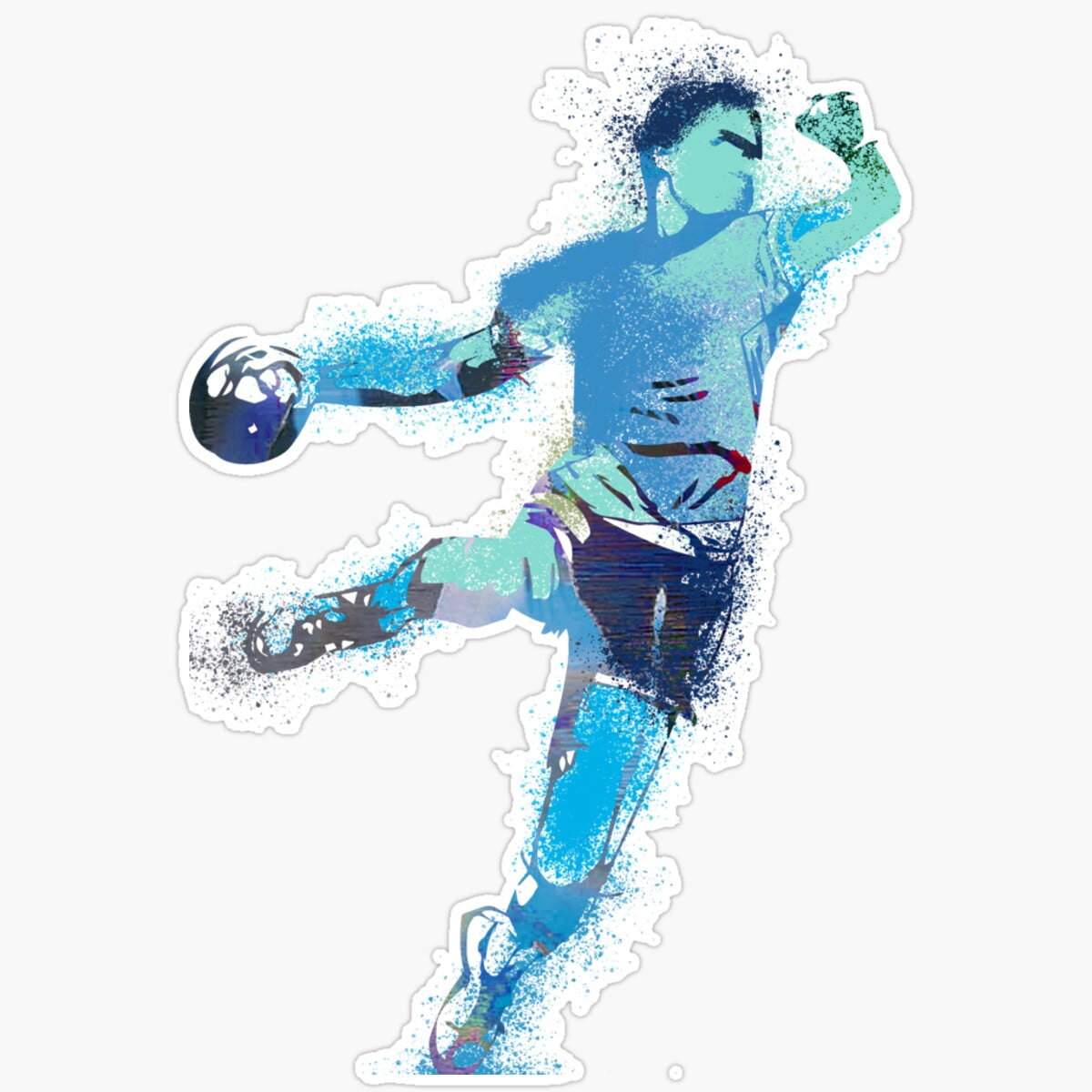 Kira Handball players, handball players, beach handball, graffiti ...