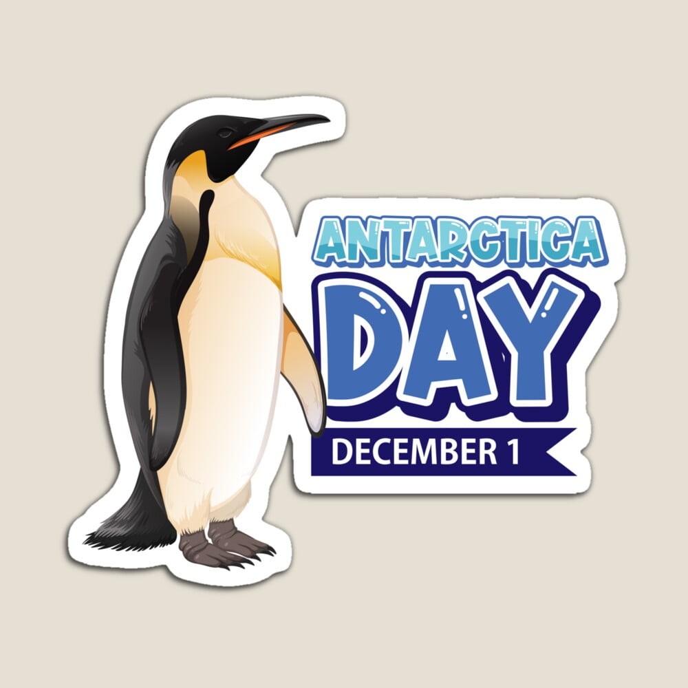 Kira - Happy Antarctica Day - Penguin Lovers Sticker - 3326 Hot ...