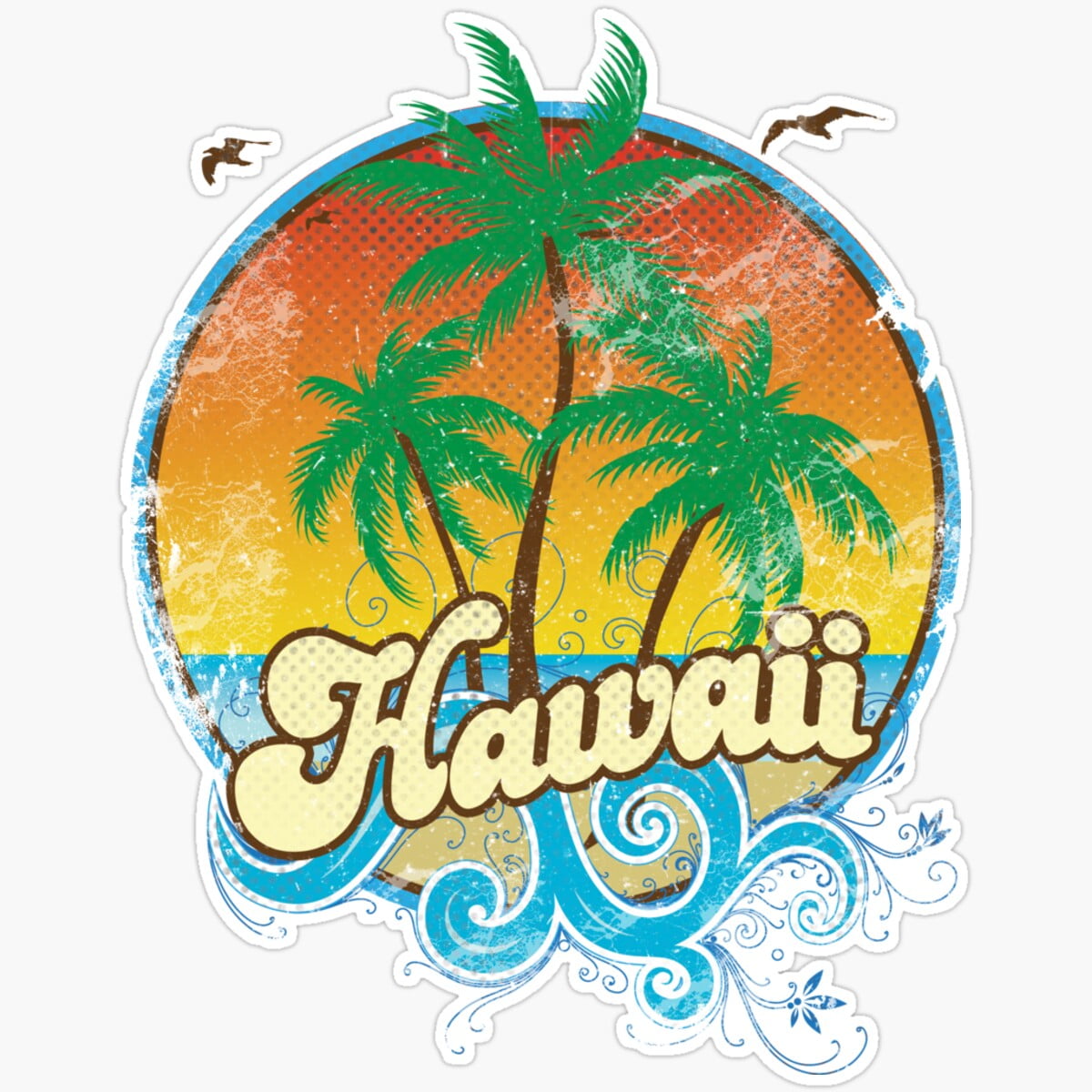 Kira Hawaii Sticker Decorative Laptop, Phone Stickers, Waterproof ...