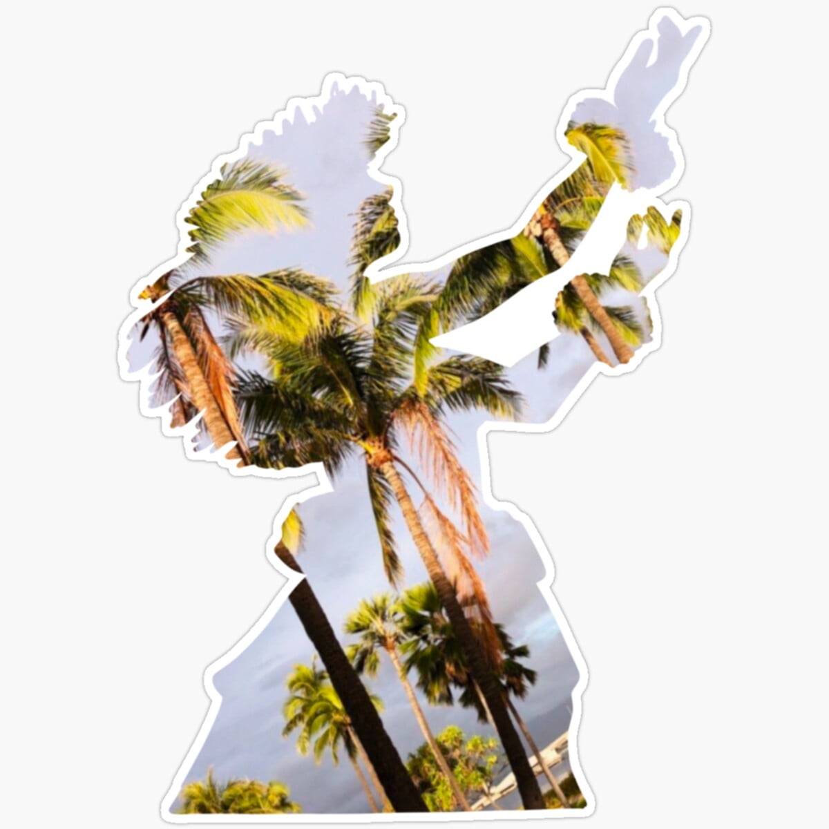 Kira Hawaii girl Sticker Decorative Laptop, Phone Stickers, Waterproof ...