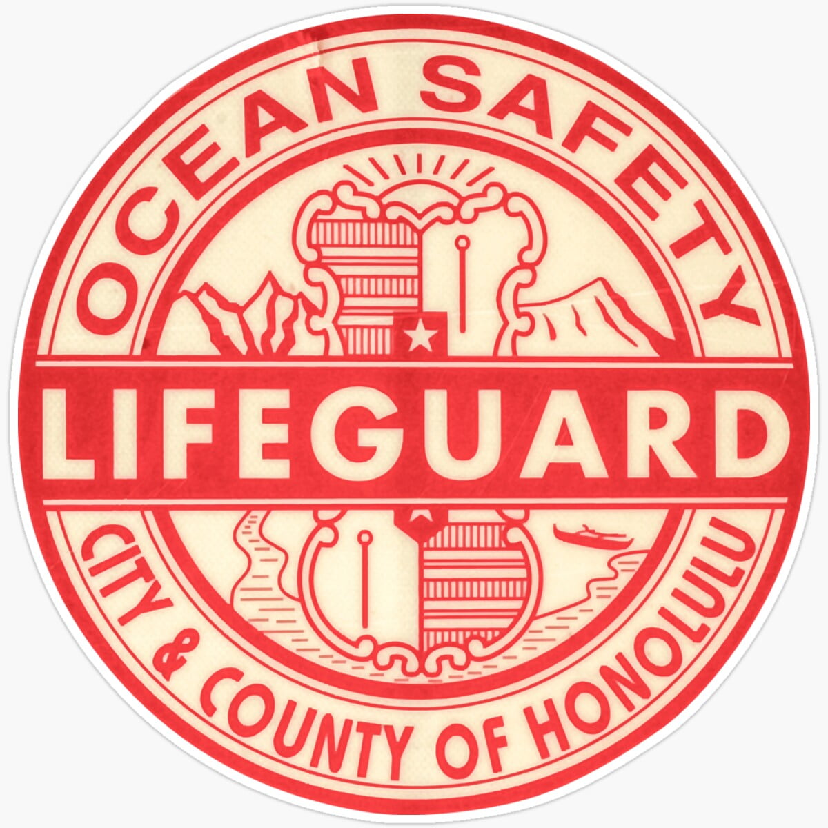 Kira Hawaii Lifeguard Logo Classic T Shirt - Single, Trio, Or Squad ...