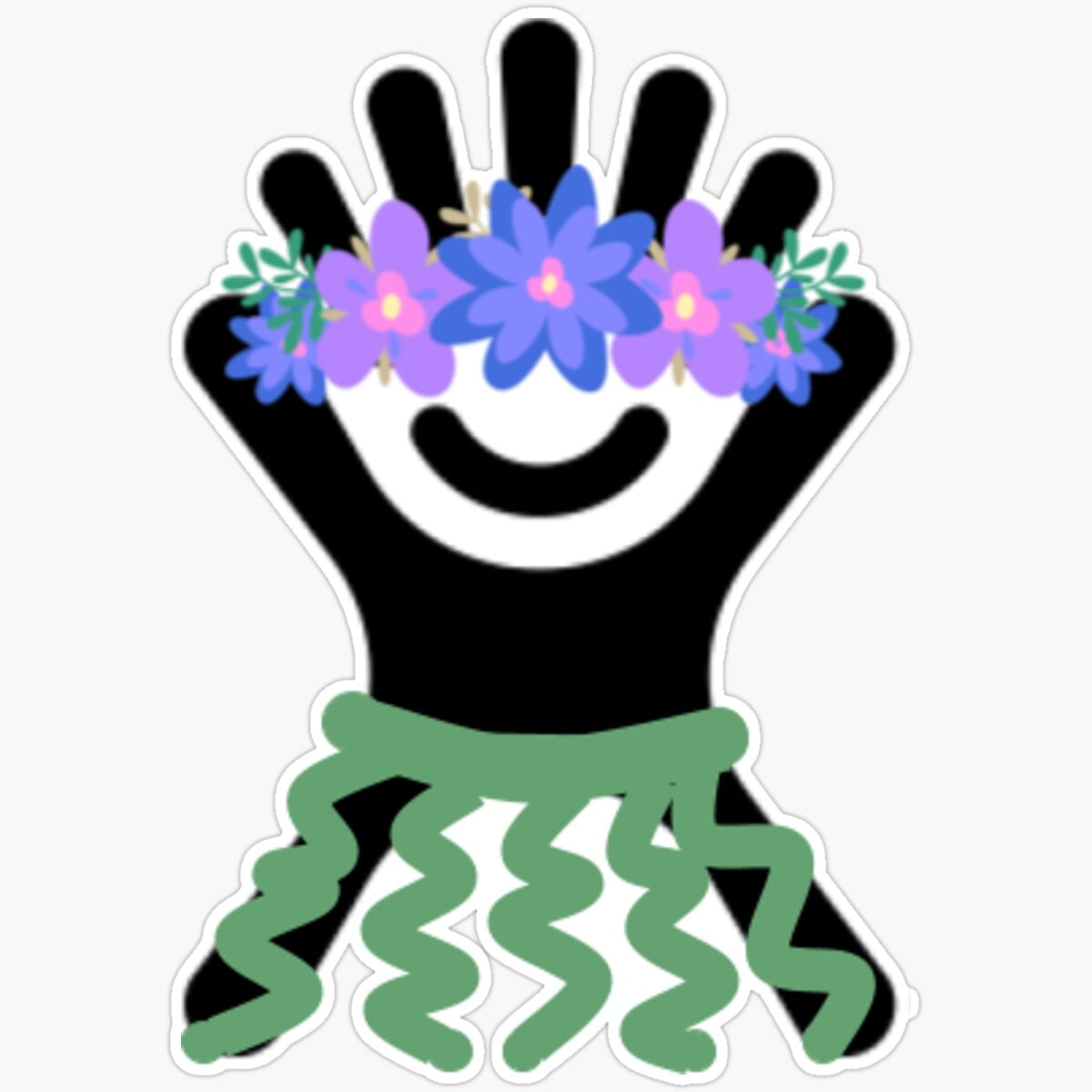 Kira Hawaiian Hydro Guy Sticker Decorative Laptop, Phone Stickers ...