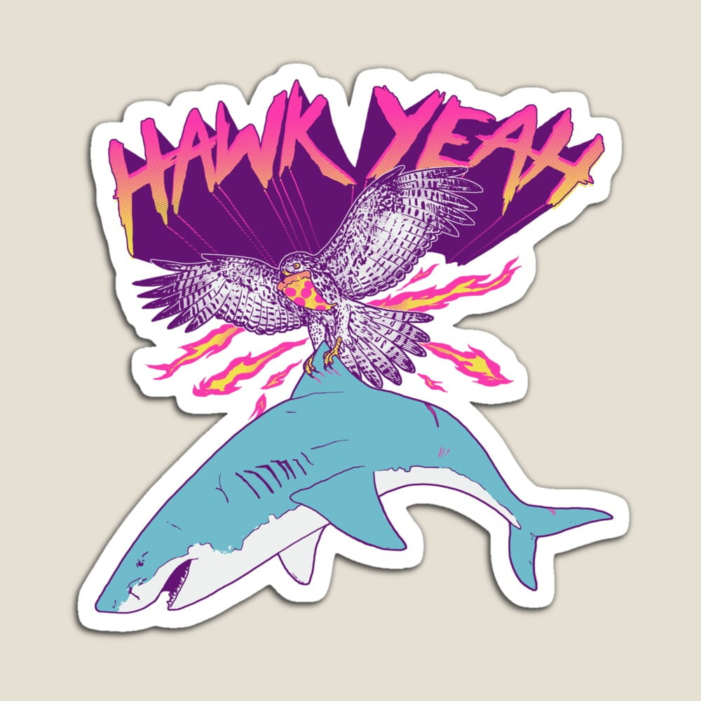 Kira - Hawk Yeah Sticker - 3020 Hot Trending Vinyl Stickers - Walmart.com