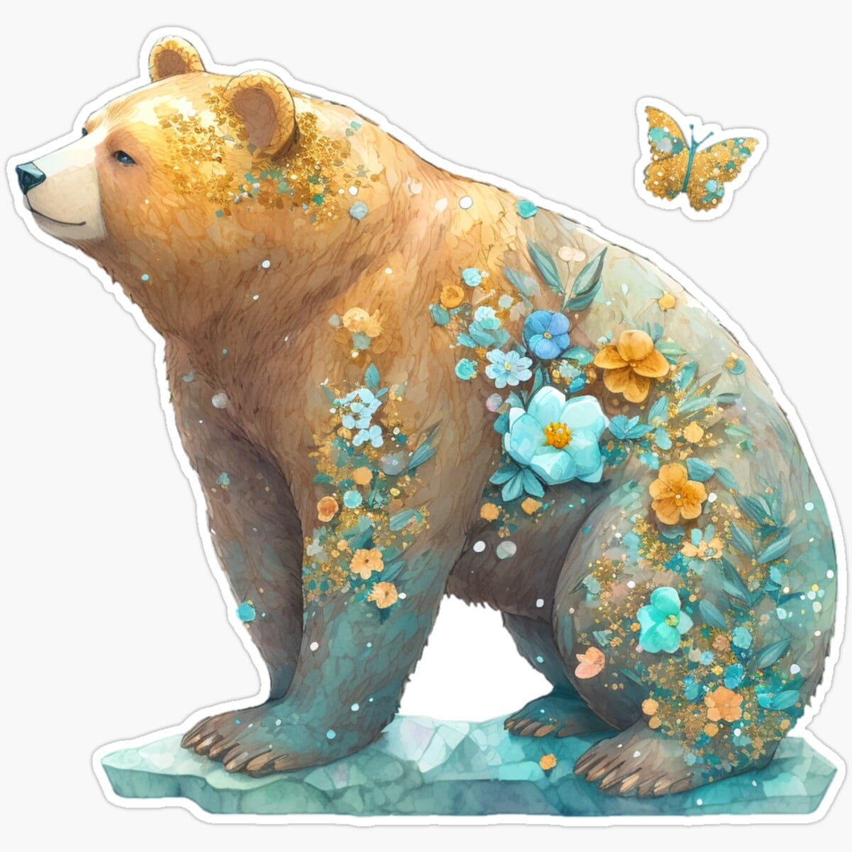 Kira Heaven Bear Sticker Decorative Laptop, Phone Stickers, Waterproof ...