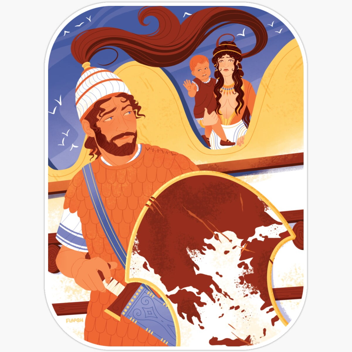 Kira Hector's Farewell Sticker Decorative Laptop, Phone Stickers ...