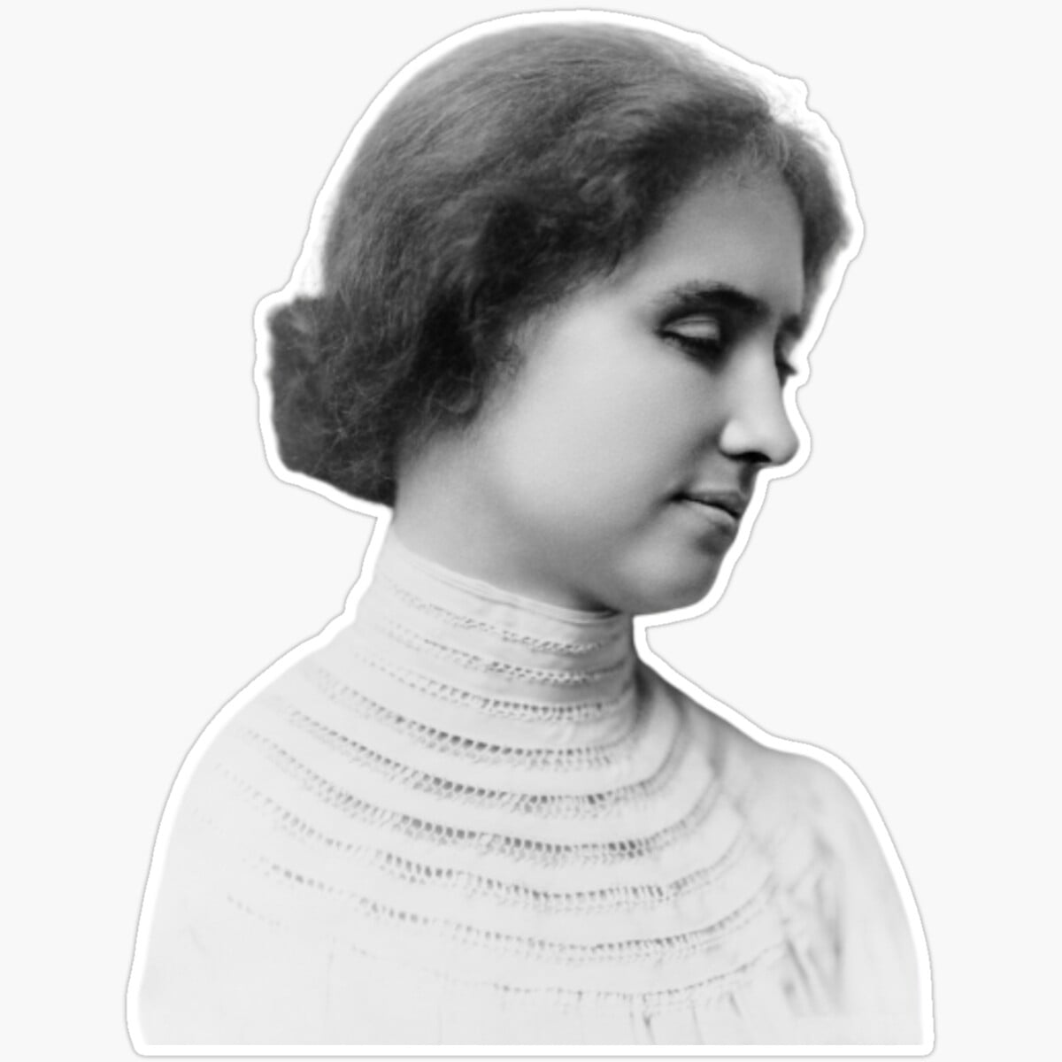 Kira Helen Keller Sticker Decorative Laptop, Phone Stickers, Waterproof ...
