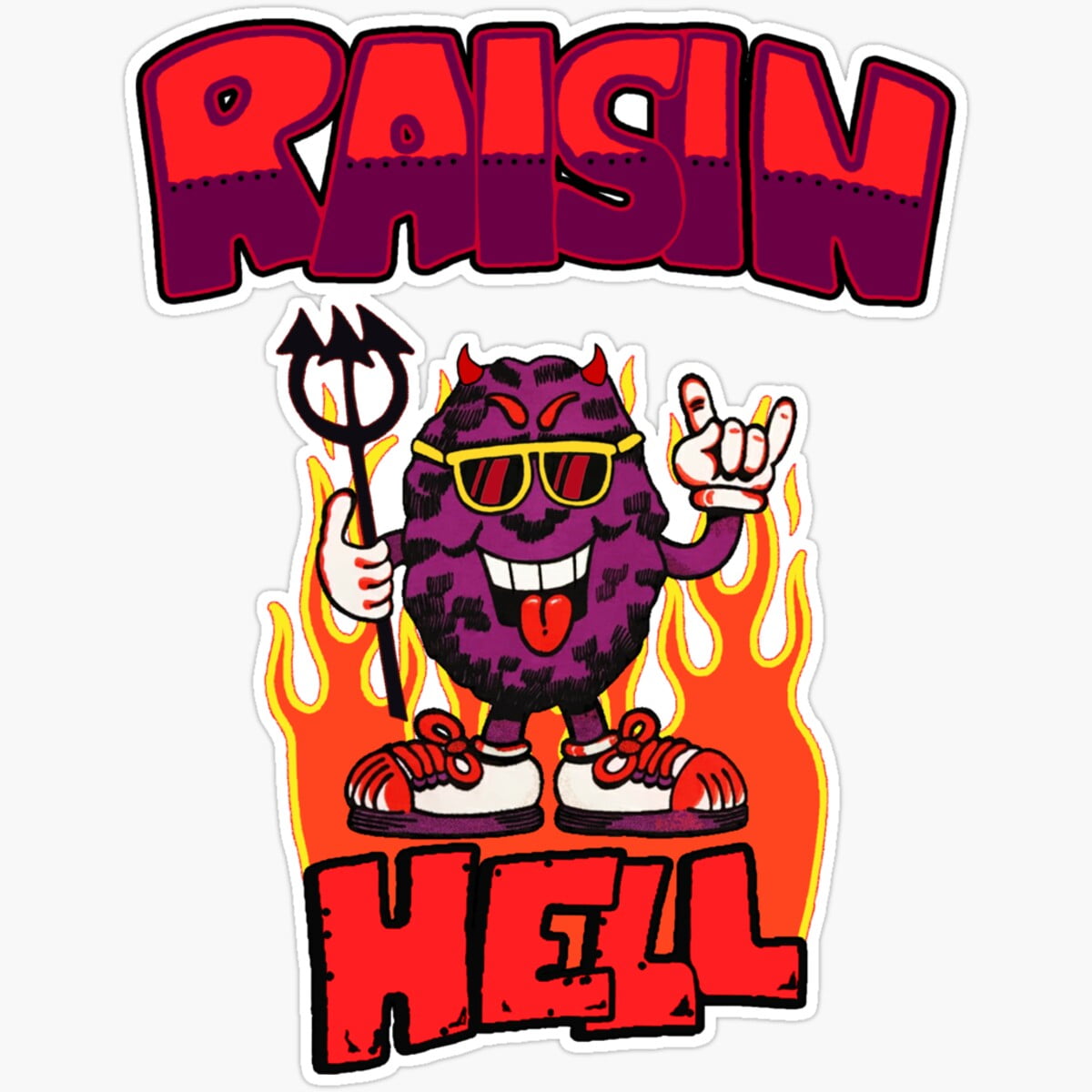 Kira Hell Raisin' Raisin Sticker Decorative Laptop, Phone Stickers ...