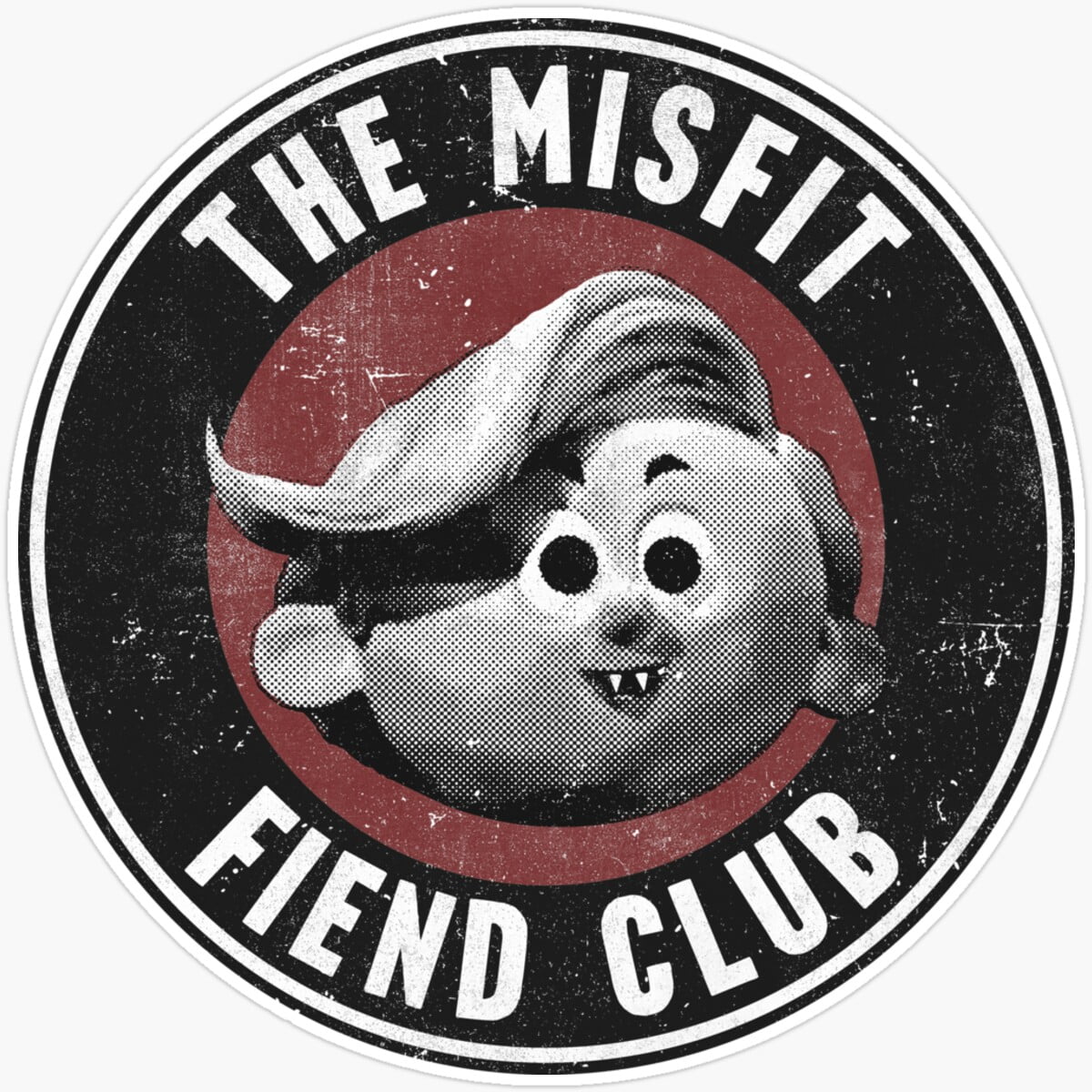 Kira Hermey Misfit Fiends Club Sticker Decorative Laptop, Phone ...