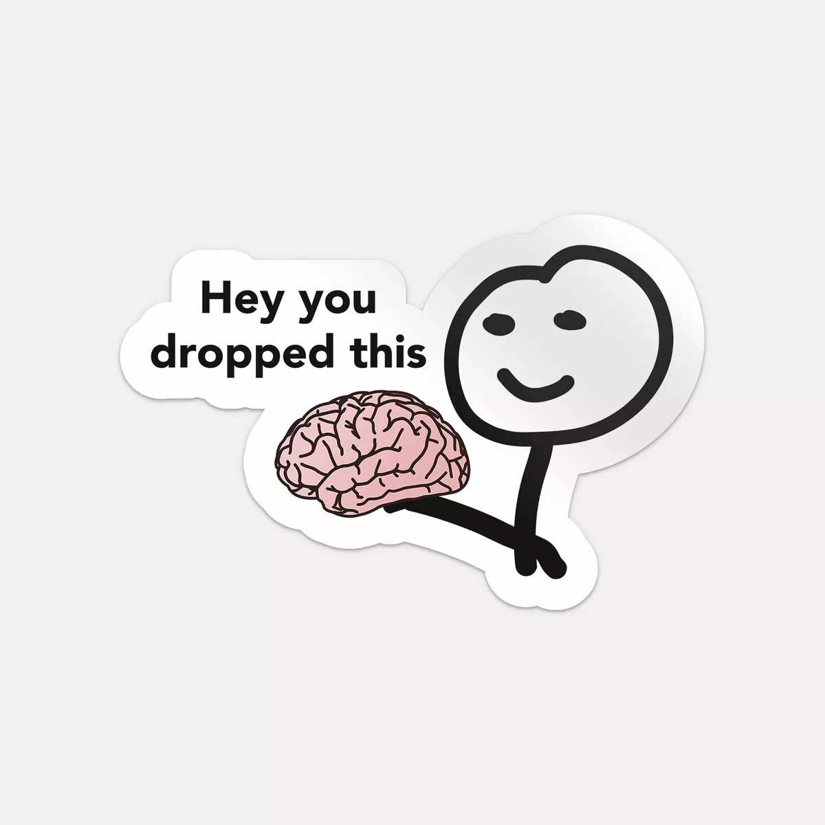 Kira Hey You Dropped Brain Funny Car Bumper Vinyl Sticker Decal ...