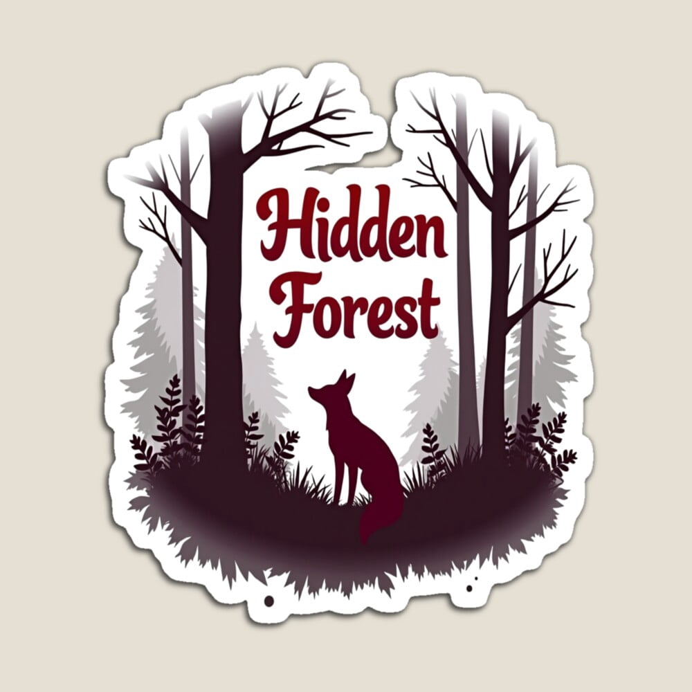 Kira - Hidden Forest - Enigmatic Forest - Hidden Wilderness Sticker ...