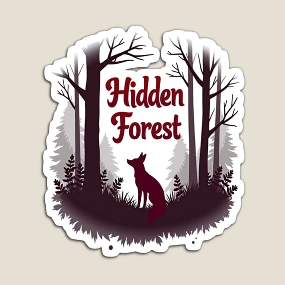 Kira - Hidden Forest - Enigmatic Forest - Hidden Wilderness Sticker ...