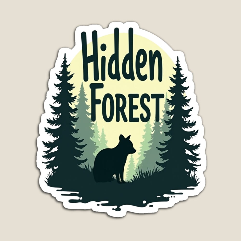 Kira - Hidden Forest - Secret Glade - Hidden Wilderness Sticker - 5521 ...