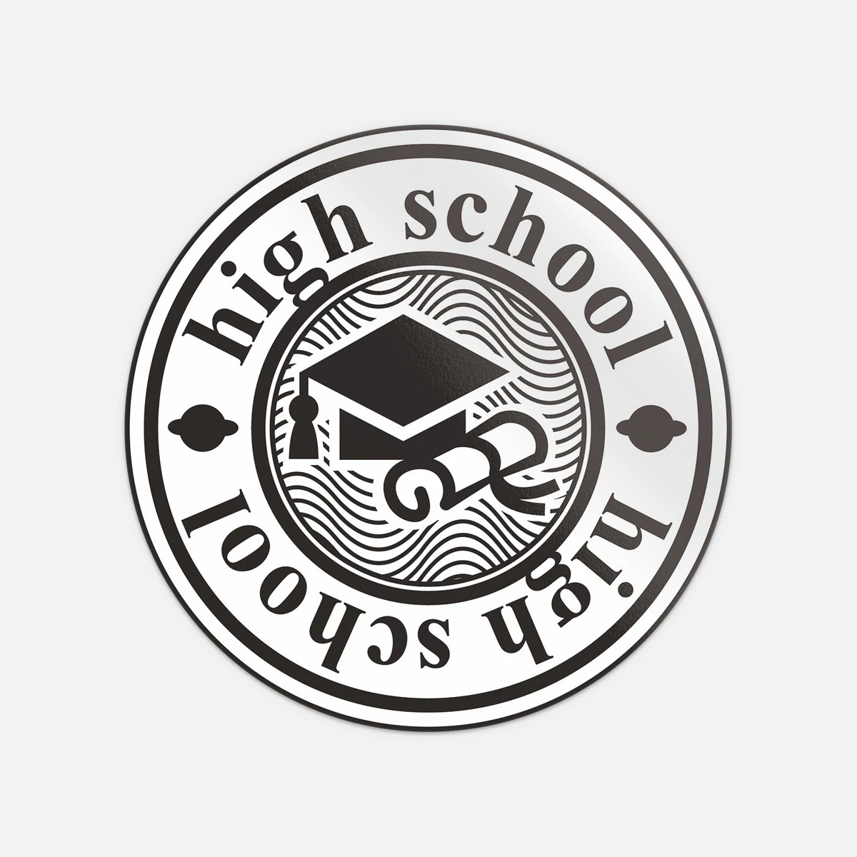Kira High School Stamp Education Vinyl Sticker Decal Waterproof Sticker ...