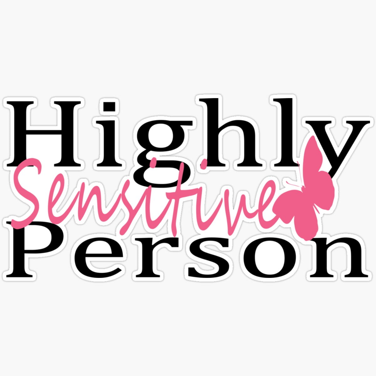 Kira Highly Sensitive Person|HSP hypersensitivity people Sticker ...