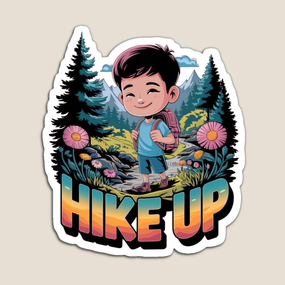 Kira - Hike Up - Take A Break - Next Adventure - Backpacking Gear Sticker - 1439 Hot Trending ...