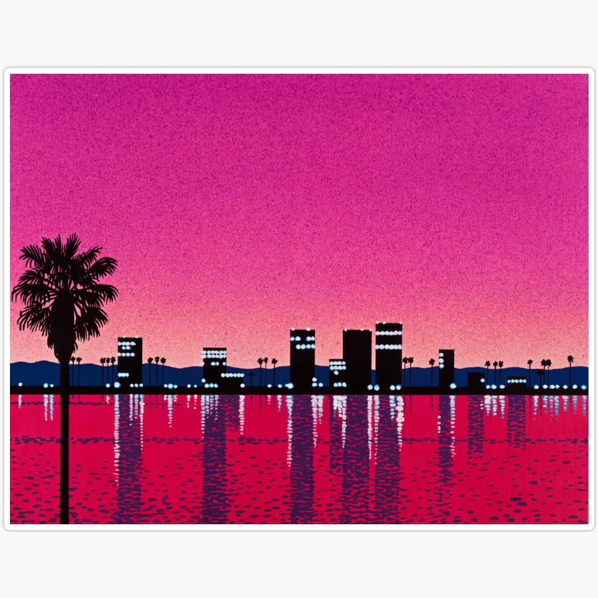 Kira Hiroshi Nagai Art Print Poster Vaporwave Aesthetic Wallpaper T ...