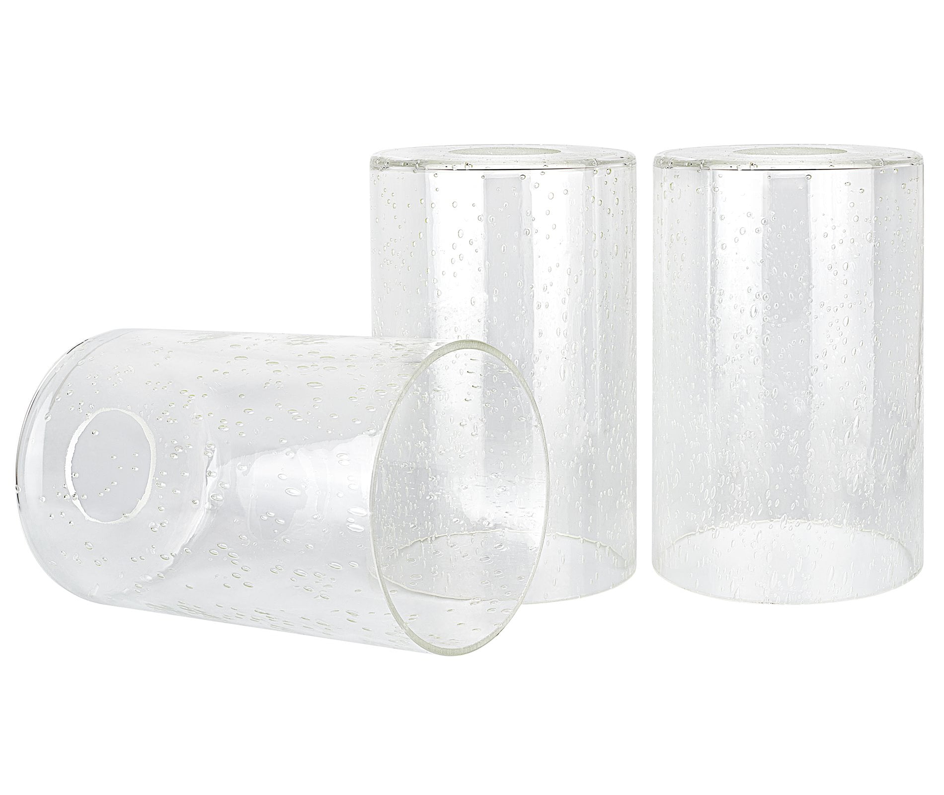 Kira Home Brentwood 6.25" Seeded Glass Shades, Replacement Glass, 1-5/8 ...