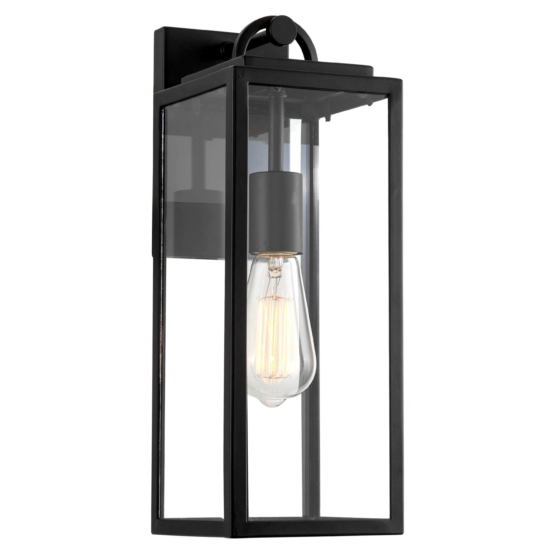 Kira Home Damon 16" Industrial Farmhouse Weather Resistant Outdoor Wall ...