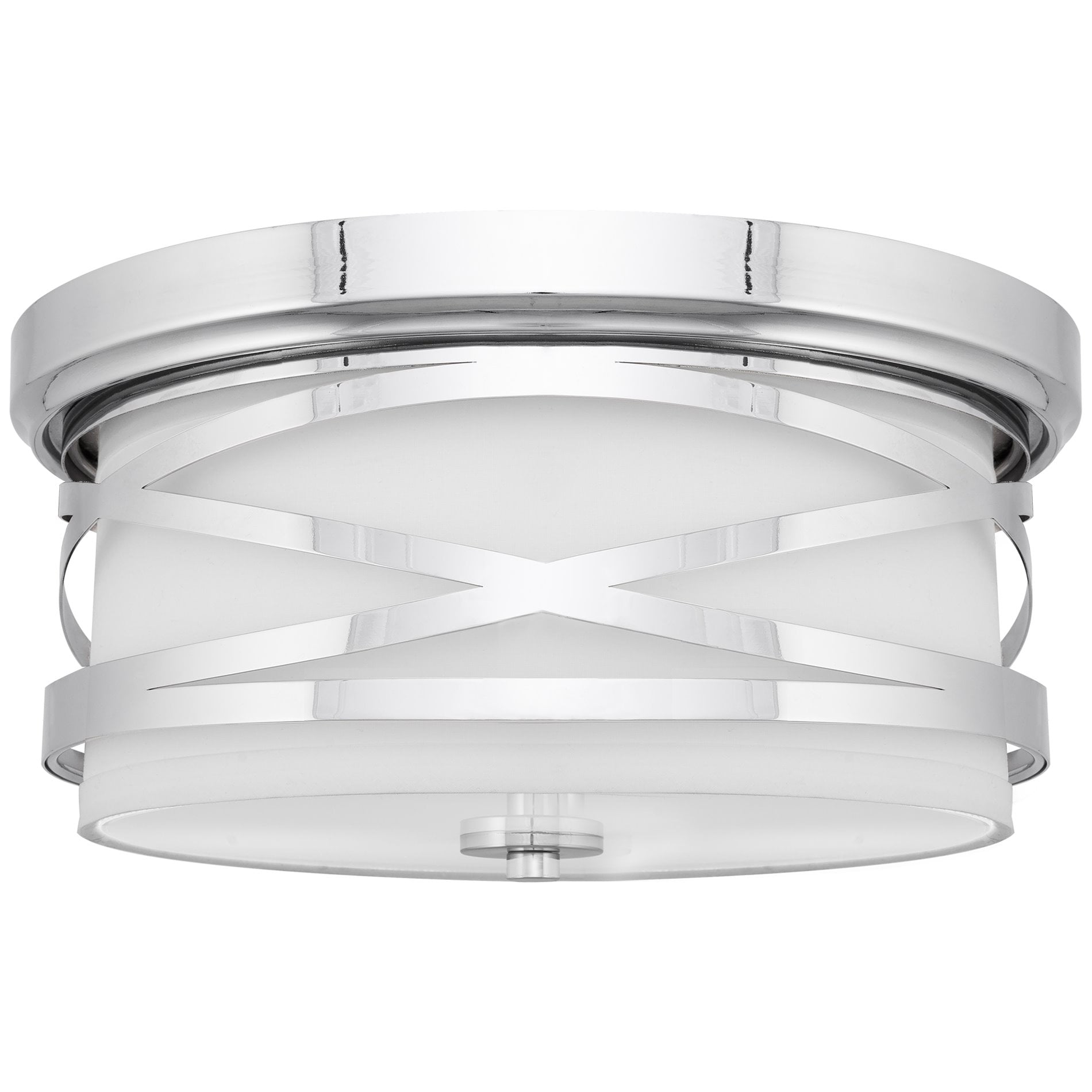 Kira Home Sia 13" Modern 2-Light Flush Mount Ceiling Light + Round ...